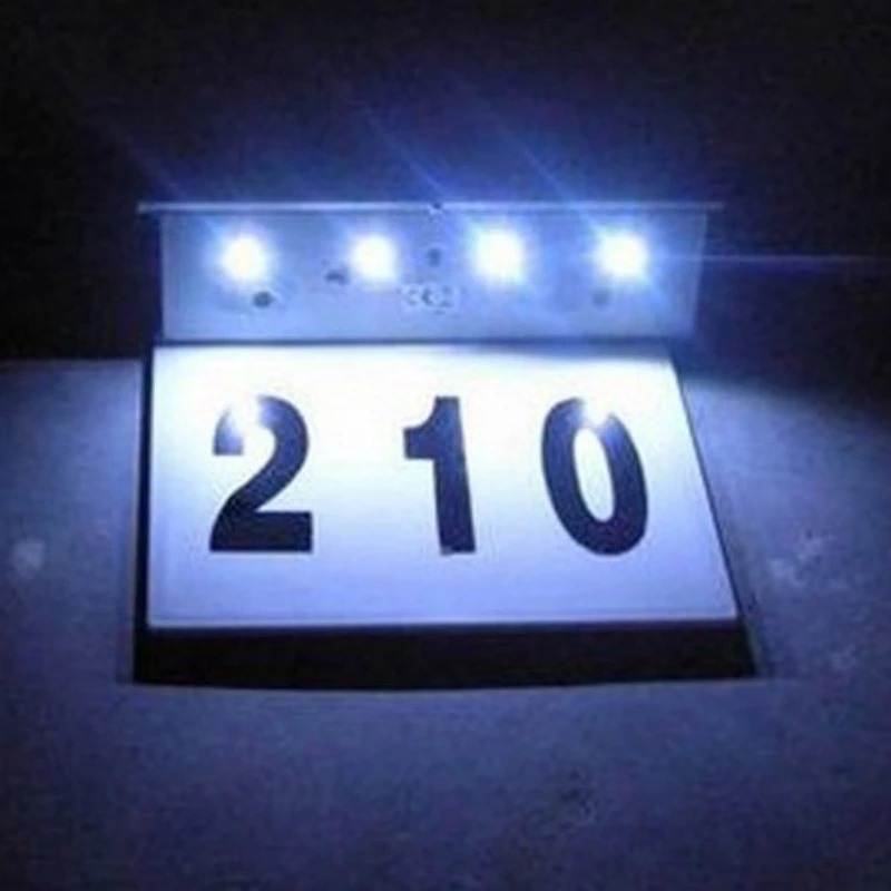 Best Solar Door Numbers for 2025 - Illuminated Door Numbers with Solar ...